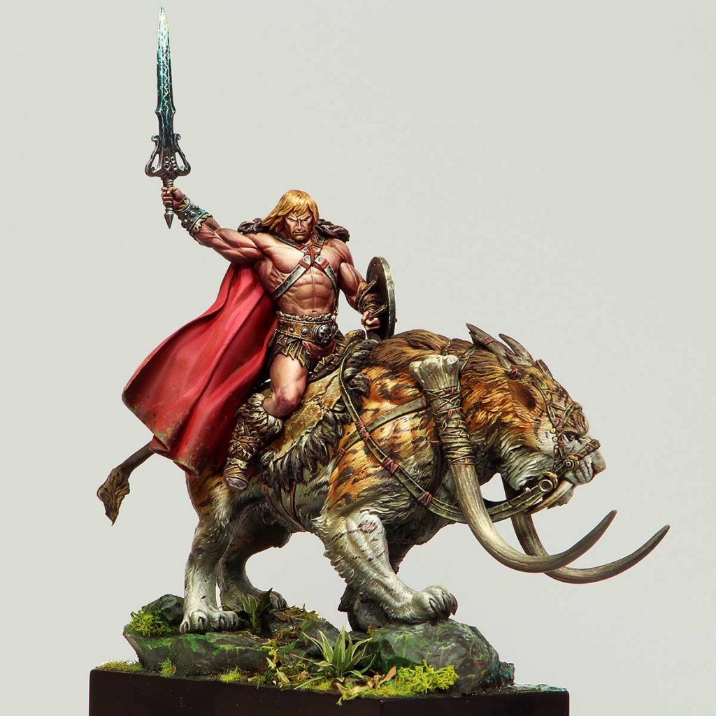 Centaur and wild Elf - Black sun miniatures - Sergio Calvo